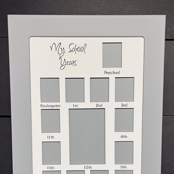 My School Years Photo Frame - Etsy