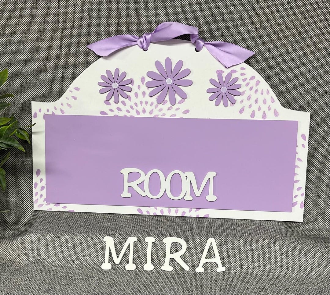 Personalized Room Sign for Girls. - Etsy