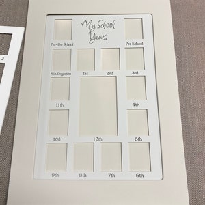 My School Years Photo Frame/ Graduation/ Pre-school/ High School/ Pre K ...