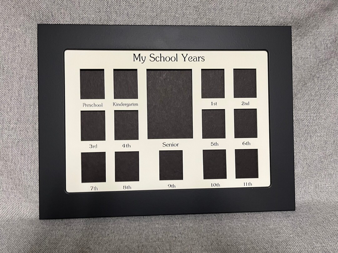 My School Years Photo Frame/ Graduation/ Pre-school/ High School/ Pre K ...