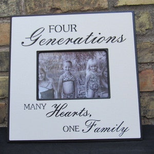 Frame With Qoute "four Generations, Many Hearts One Family." Frame ...