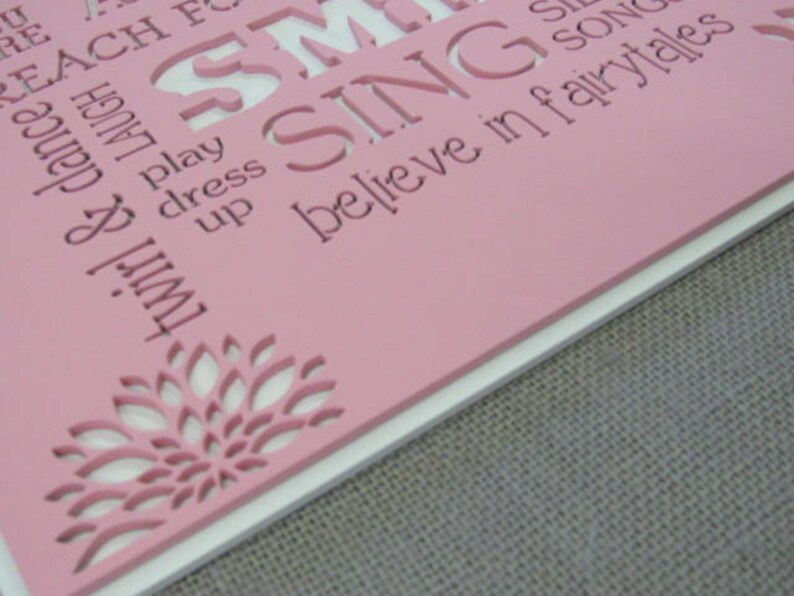 Quote Plaque "you Are a Princess, Reach for the Stars, Dance, Laugh ...