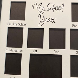 My School Years Photo Frame/ Graduation/ Pre-school/ High School/ Pre K ...