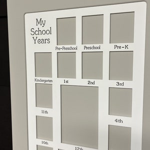 School Days Photo Frame/ Graduation/ Pre-school/ High School/ Pre K 12 ...