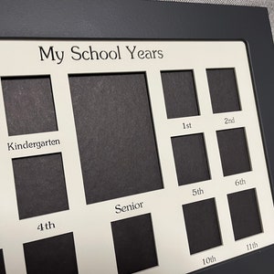 My School Years Photo Frame/ Graduation/ Pre-school/ High School/ Pre K ...