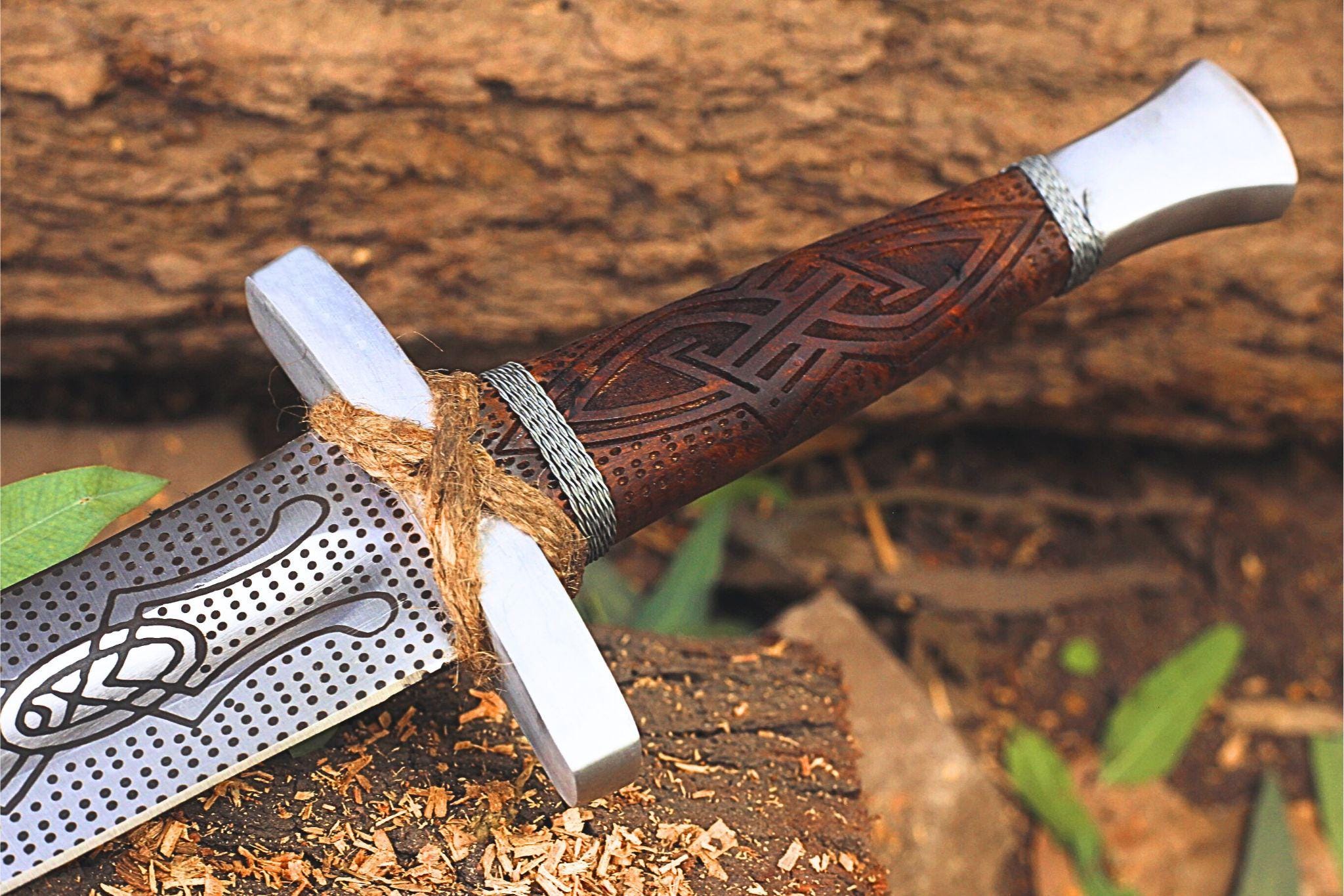 Hand-forged Castle Keep Viking Sword – Norse Medieval Decorative ...