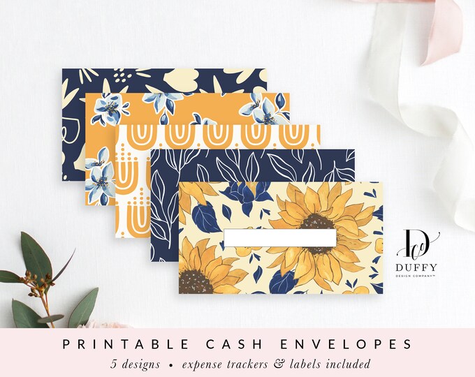 Printable Cashless Envelope System, Printable Spending Tracker, Budget ...
