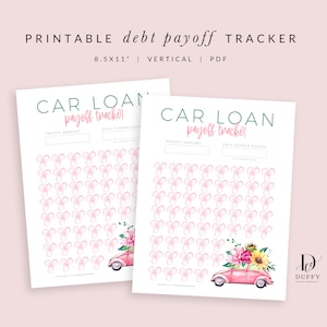Car Loan Payoff Tracker, Debt Payoff Calculator, Budget Tracker Sheets ...