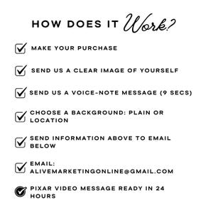 Custom Pixar Animated Video Message, Personalized Video Message Perfect ...