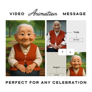 Custom Pixar Animated Video Message, Personalized Video Message Perfect ...