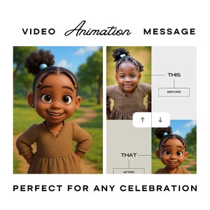 Custom Pixar Animated Video Message, Personalized Video Message Perfect ...