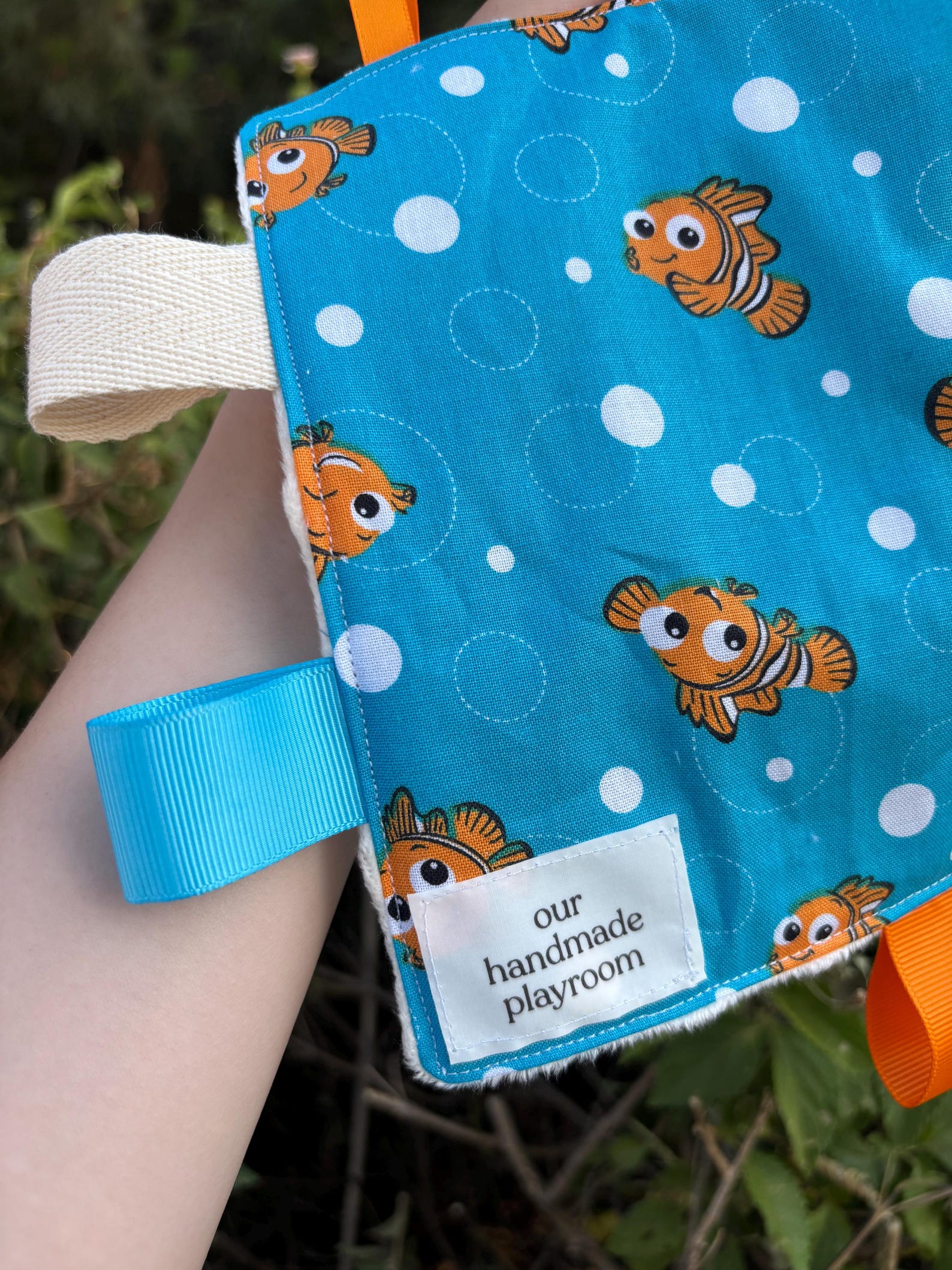Clown Fish - Crinkle Lovey - Etsy