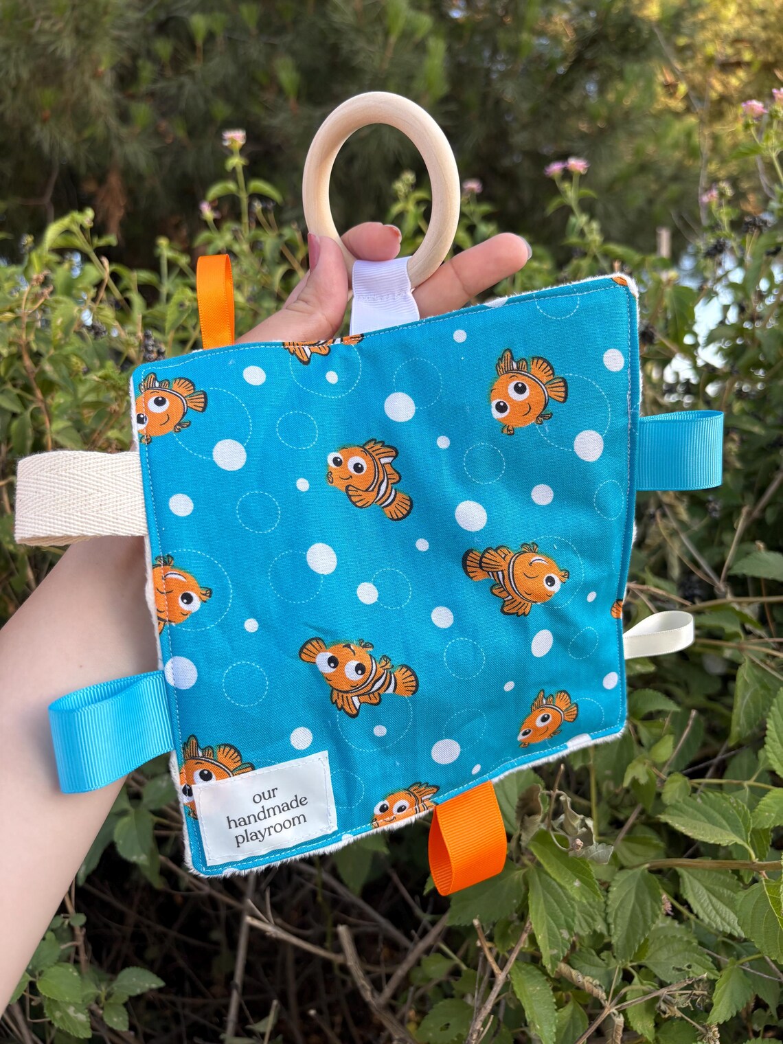 Clown Fish - Crinkle Lovey - Etsy