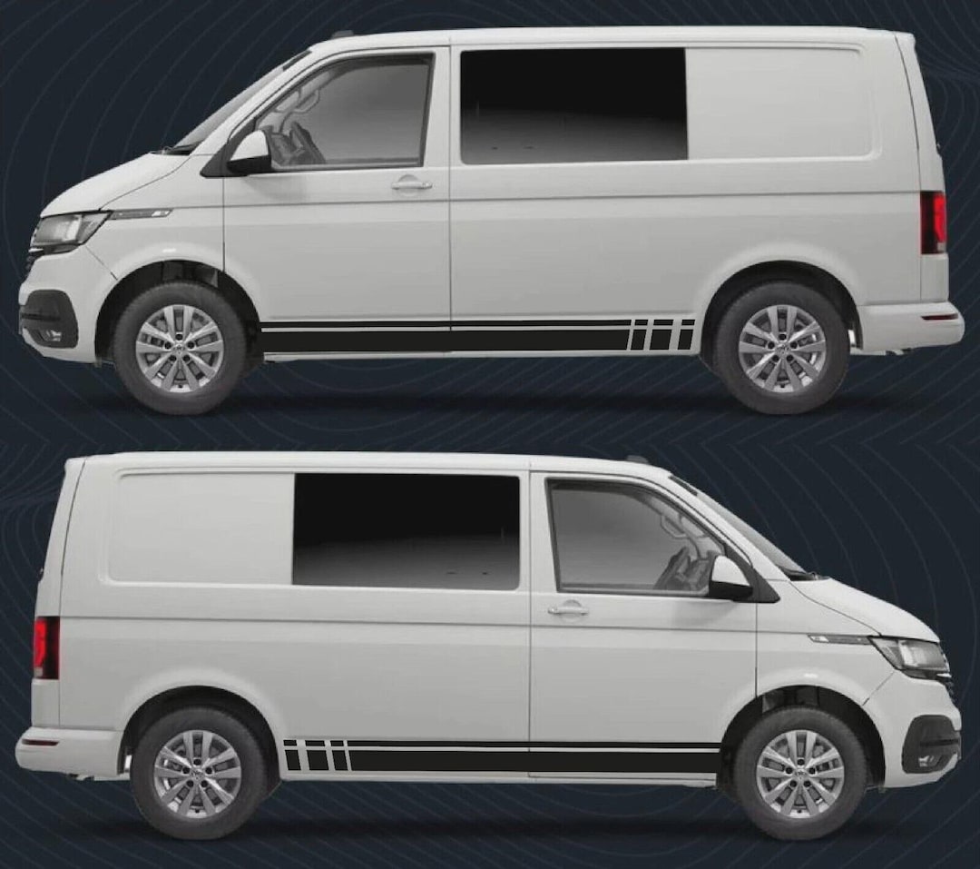 Fits VW Transporter Graphics Side Stripes Decals T3 T4 T5 T6 Camper ...