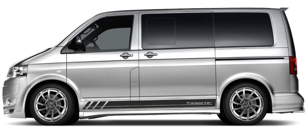 VW Transporter Side Stripes Decals Both Sides LWB SWB Any Year Any ...