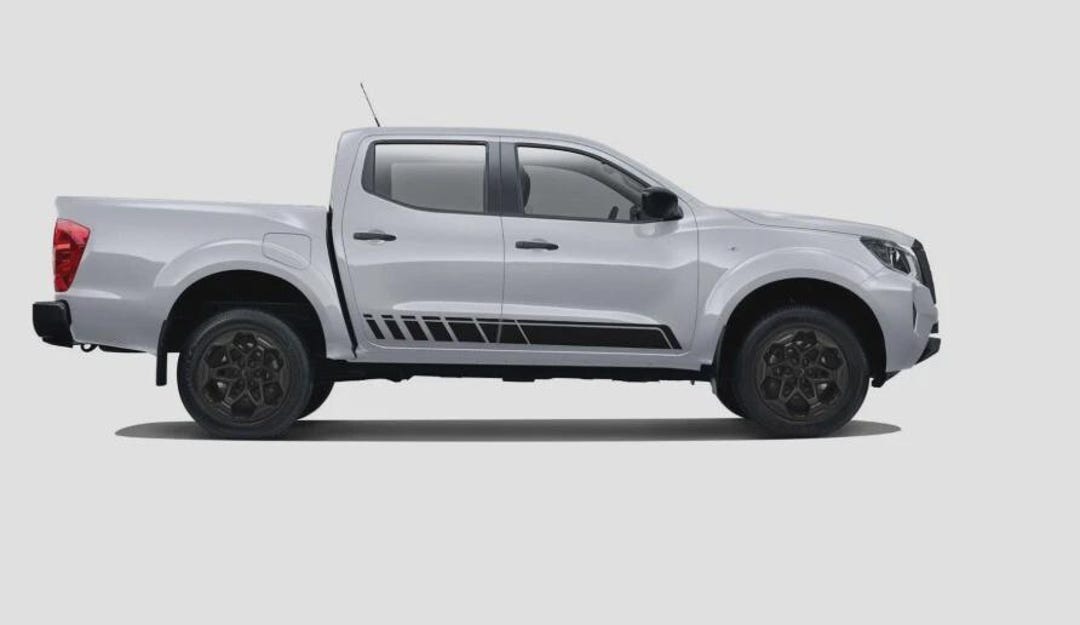 Fits Nissan Navara Rocker Side Stripe Decals Both Sides NP300 S SV SL ...
