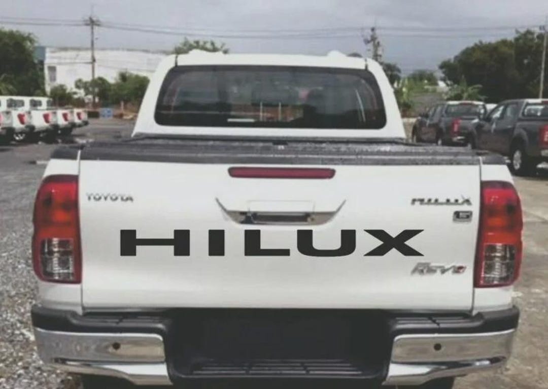 Fits Toyota Hilux Rear Tailgate Decals Hilux Graphics Any Colour ...