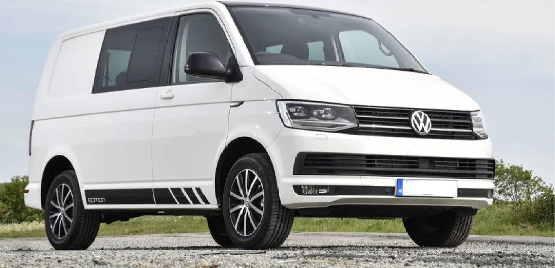 Fits VW Transporter Graphics Side Stripes Edition Decals T4 T5 T6 Both ...