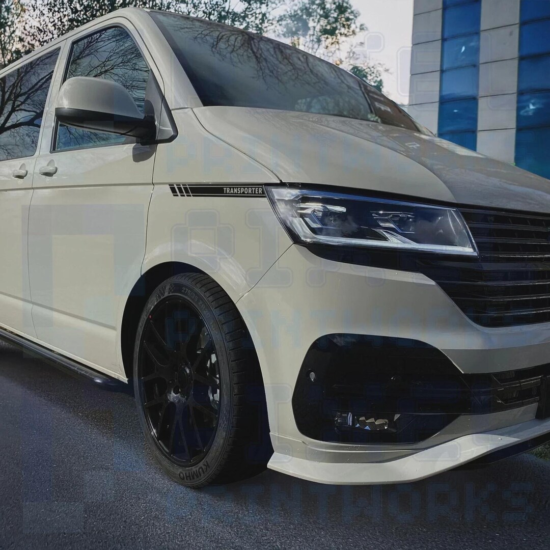 Fits VW Transporter Wing Stripe Decal Camper Racing Graphics Custom 010 ...