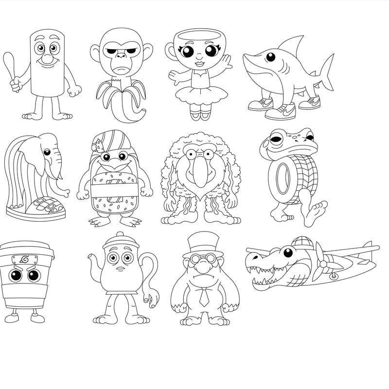 Steal a Brainrot Papercraft Templates - Etsy