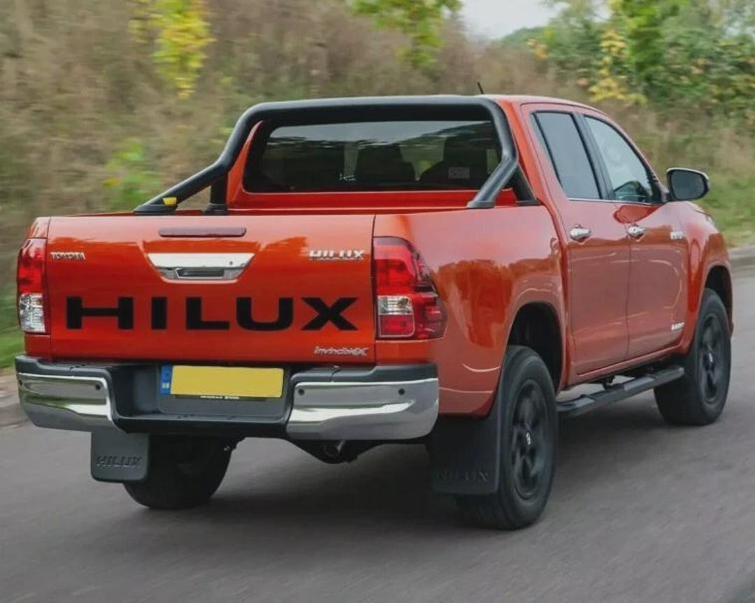 Fits Toyota Hilux Rear Tailgate Decals Hilux Graphics Any Colour ...