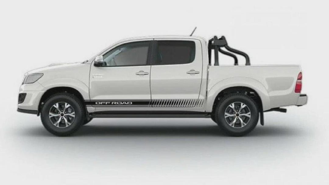 Fits Toyota Hilux Side Stripes Graphics Decals Both Sides Any Year ...