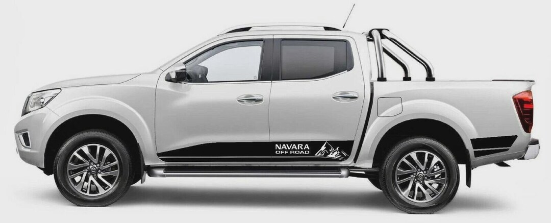 Fits Nissan Navara Side Stripes Vinyl Graphics Both Sides Decals ...