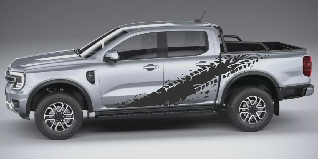 Fits Nissan Navara Side Stripes Graphics Door Decals Both Sides Any ...
