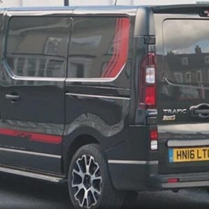 Fits Renault Trafic Sport Graphics Kit Side Stripes Bonnet Rear Decals ...