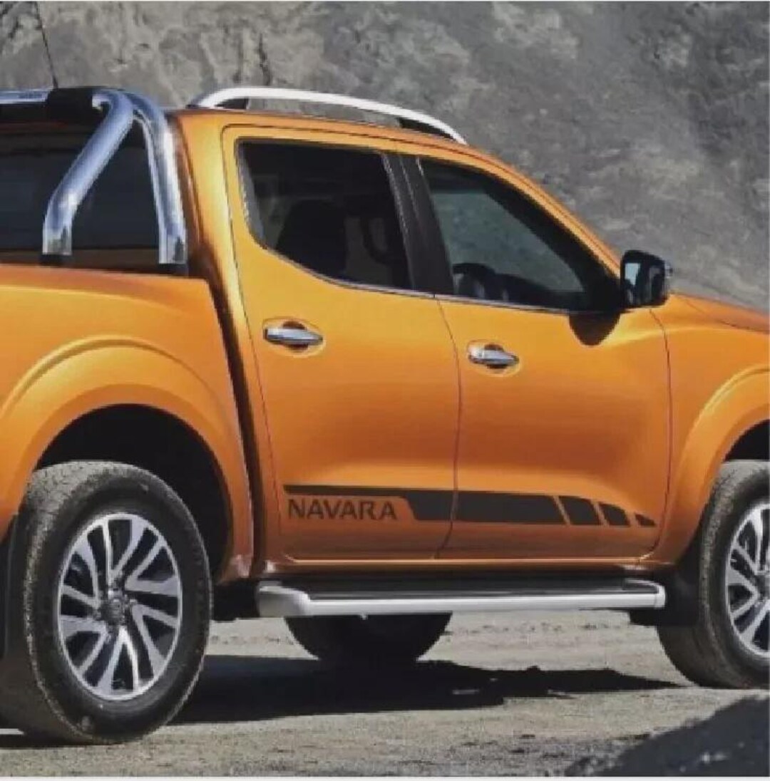 Fits Nissan Navara Side Stripes Vinyl Graphics Both Sides Decals NP300 ...