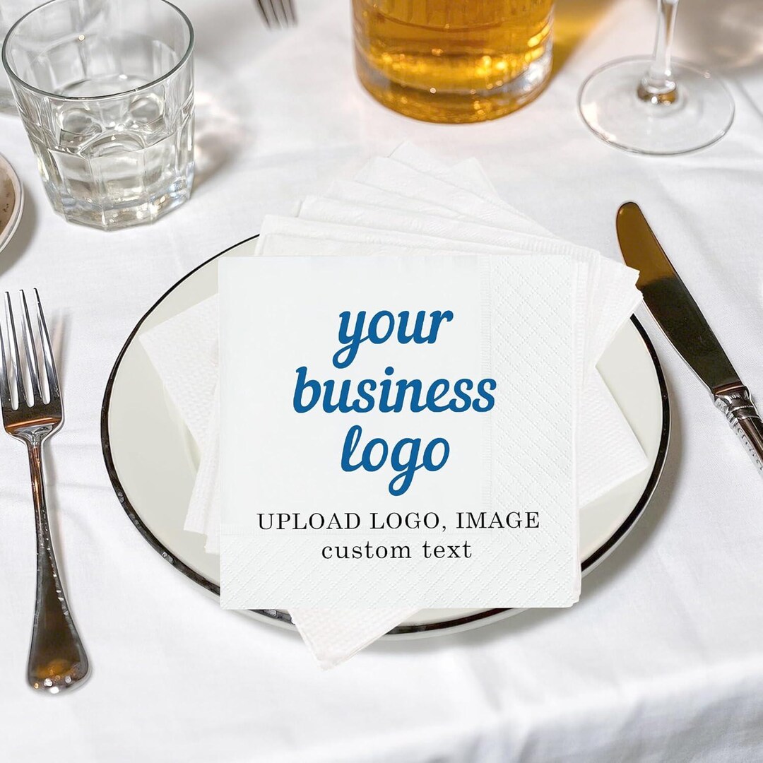 Custom Printed Napkins, Create Your Own Napkin With Your Business Logo ...