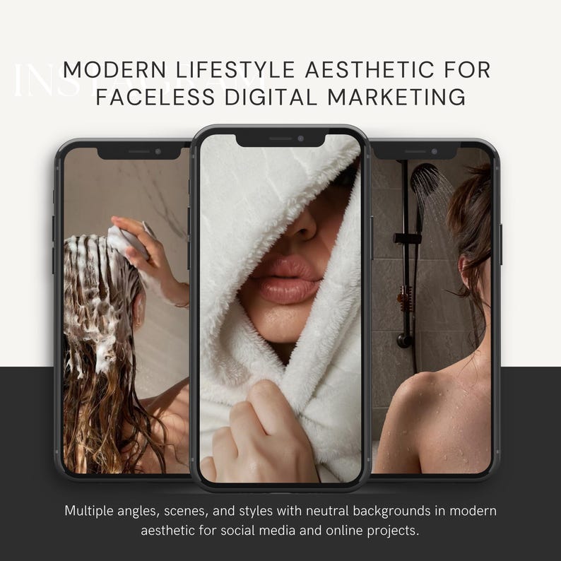 Faceless Clean Girl Aesthetic Stock Photos for Instagram and Pinterest ...
