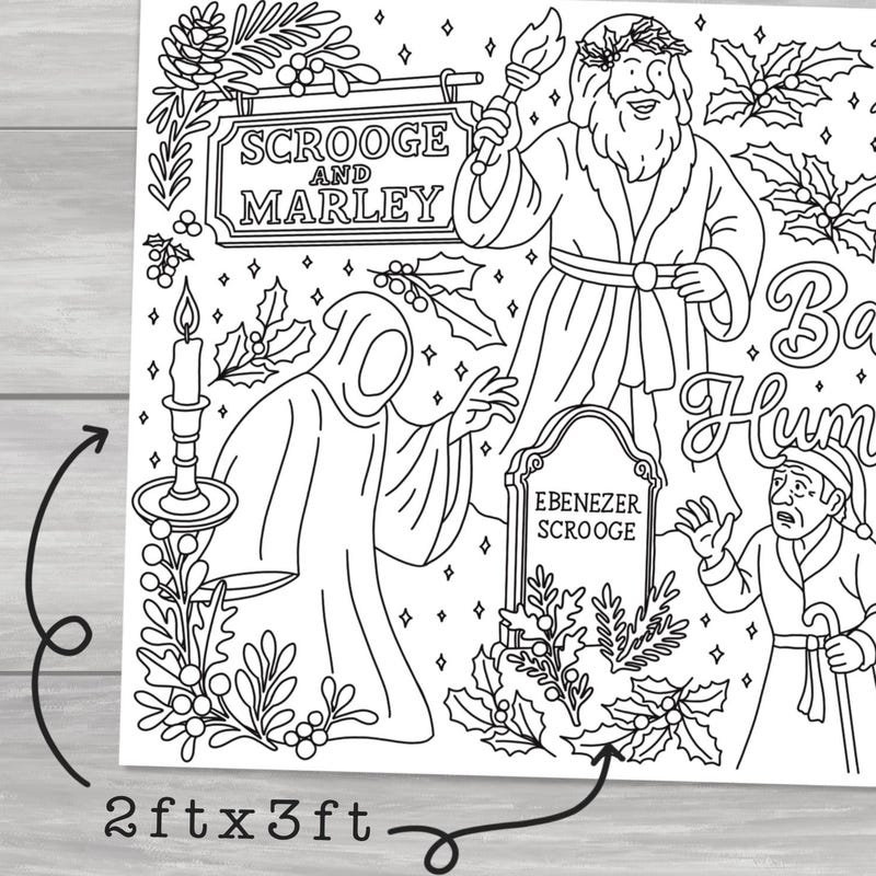 Muppet Christmas Carol Coloring Pages - Etsy