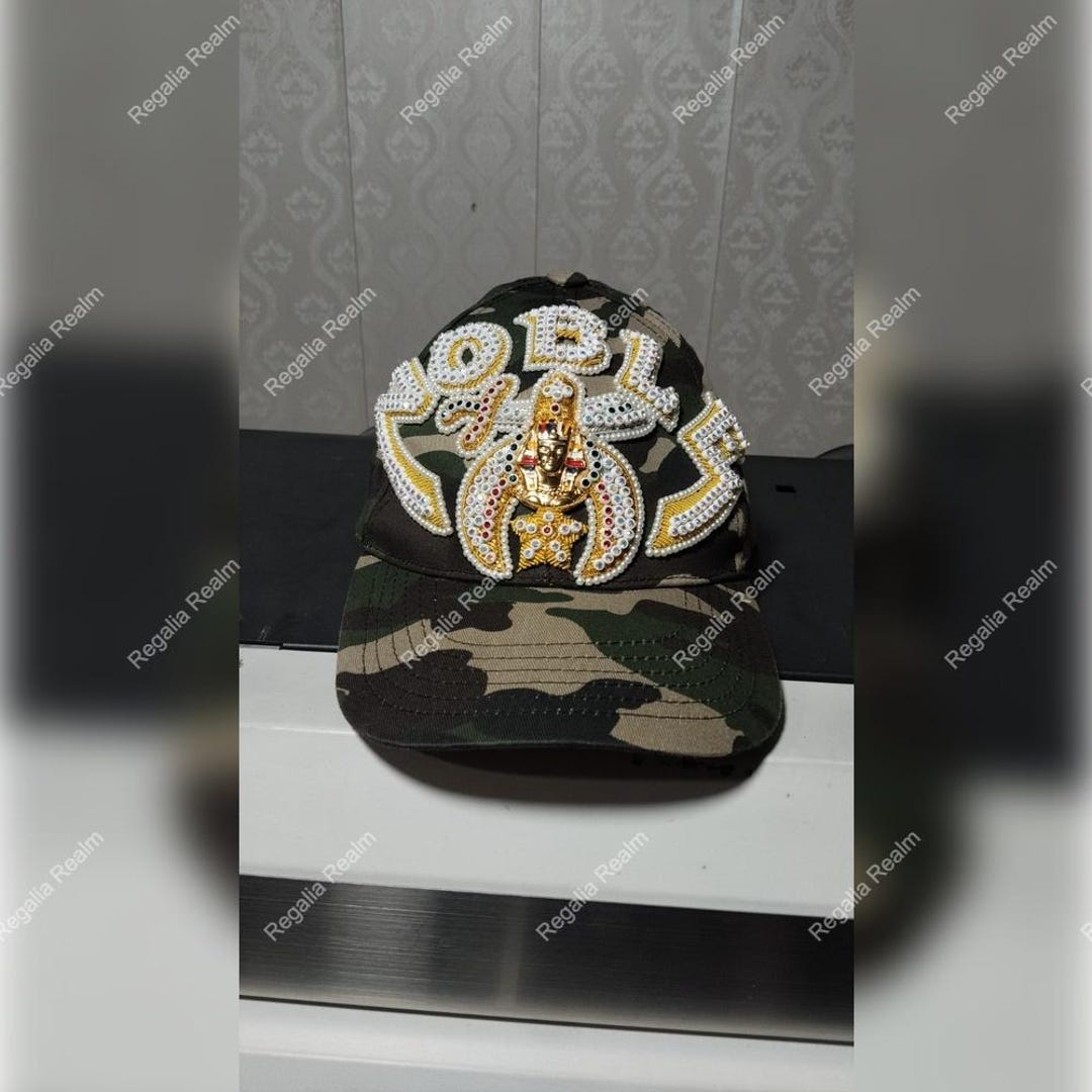 Hand Embroidered Rhinestones Caps, Custom Sparkling Caps for Nobles - Etsy