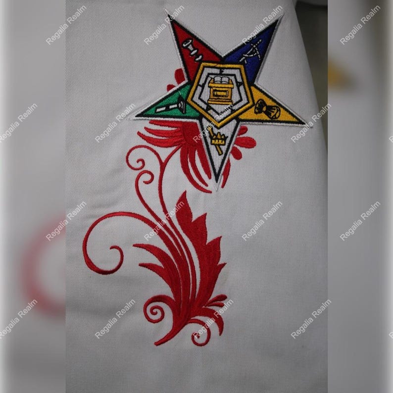 Custom OES Embroidered Walking Shirt: Order of Eastern Star Apparel - Etsy