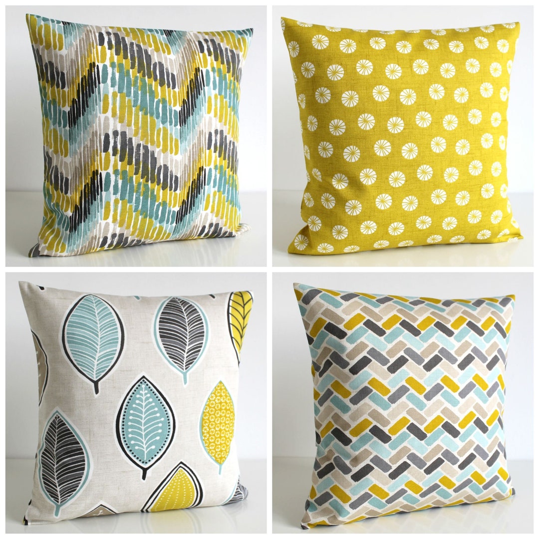 Mix and Match, Contemporary Cushion Cover in Bold and Bright Colours ...