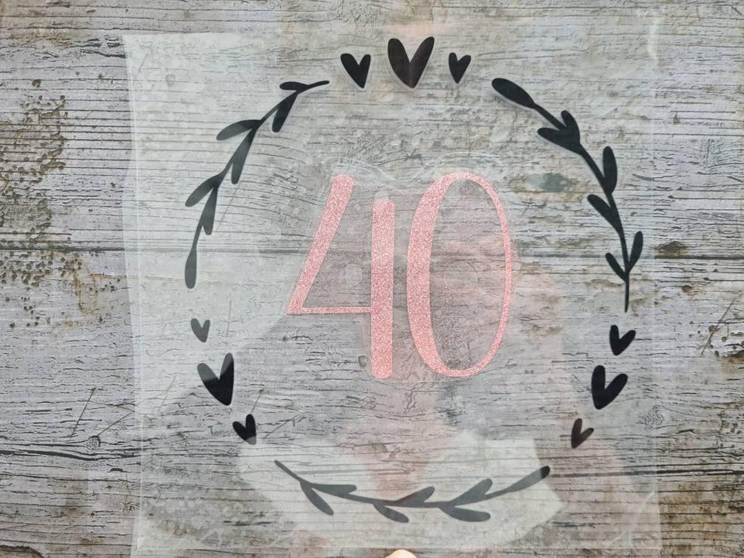 Birthday Number Anniversary, Wreath, Press, Patch, Ironing Picture ...