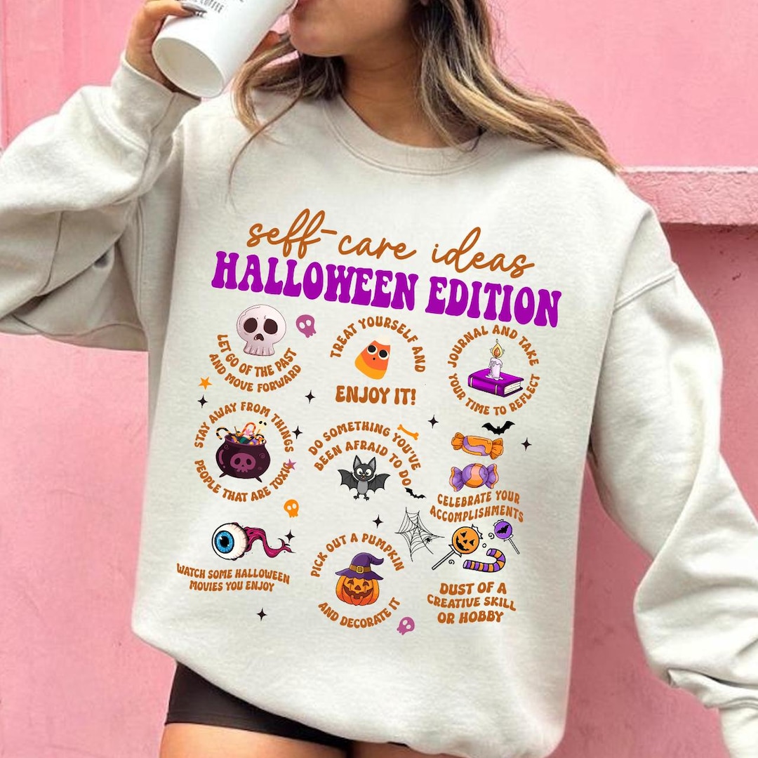 Self Care Ideas Halloween Edition School Psych Counselor Png, Halloween ...