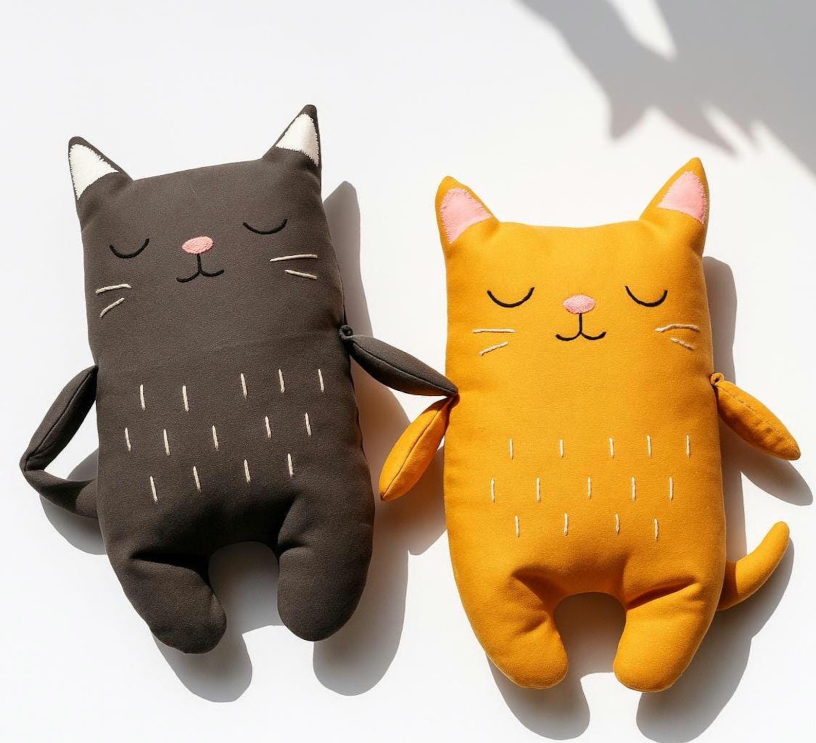 Cat Plush Sewing Pattern: Beginner-friendly Kitten Soft Toy (PDF ...