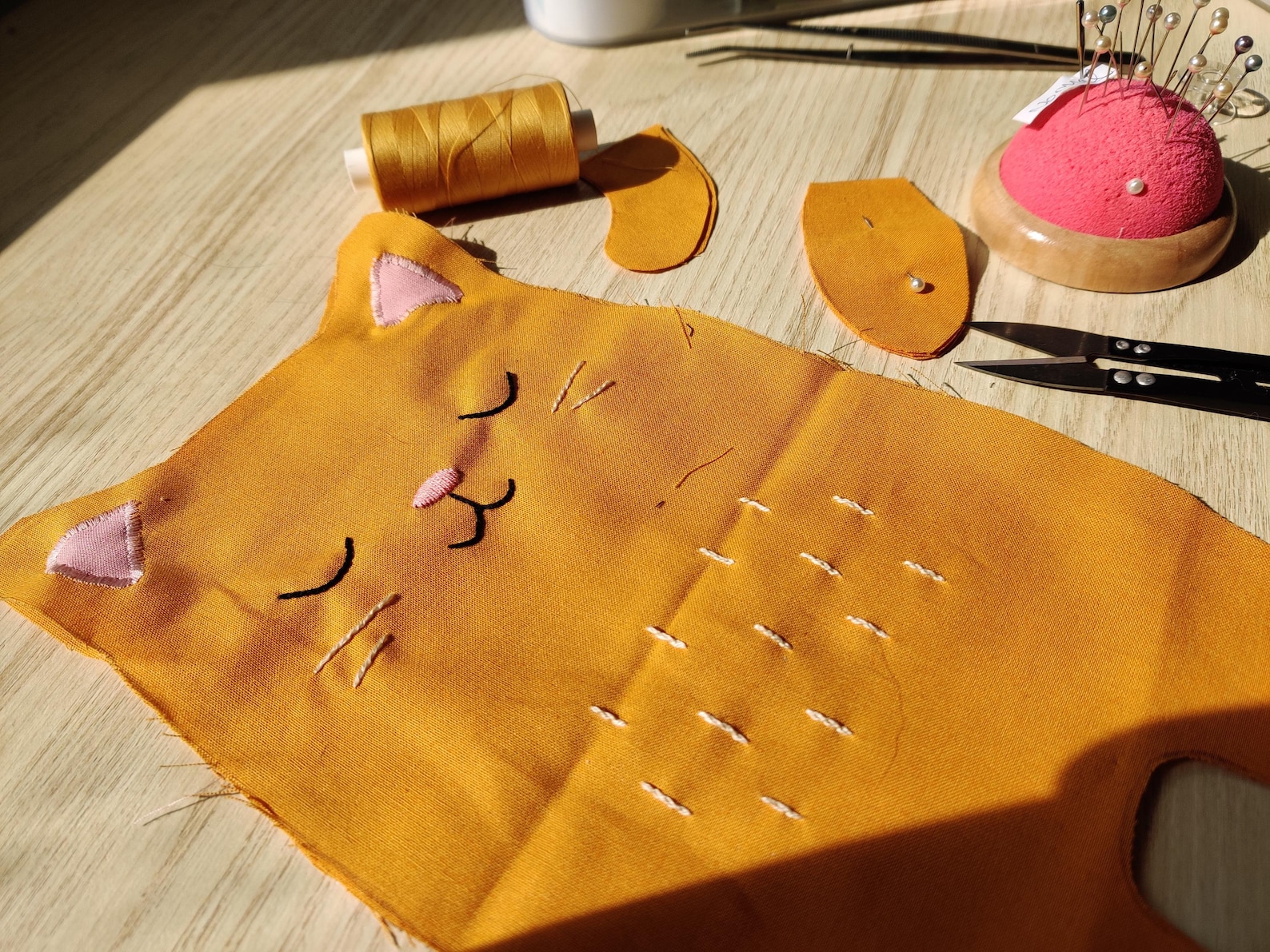 Cat Plush Sewing Pattern: Beginner-friendly Kitten Soft Toy (PDF ...