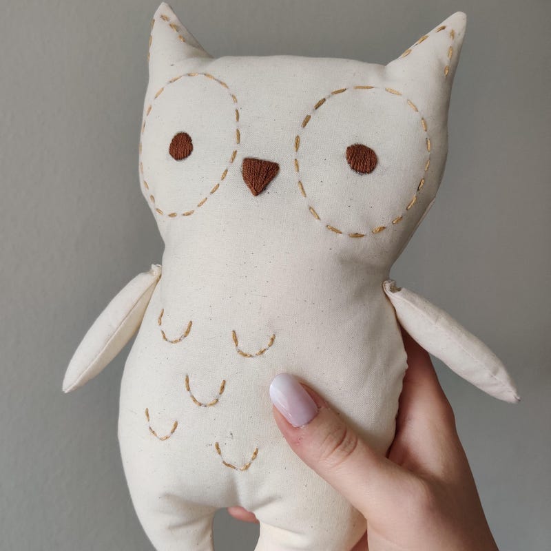 Owl Soft Toy - Etsy