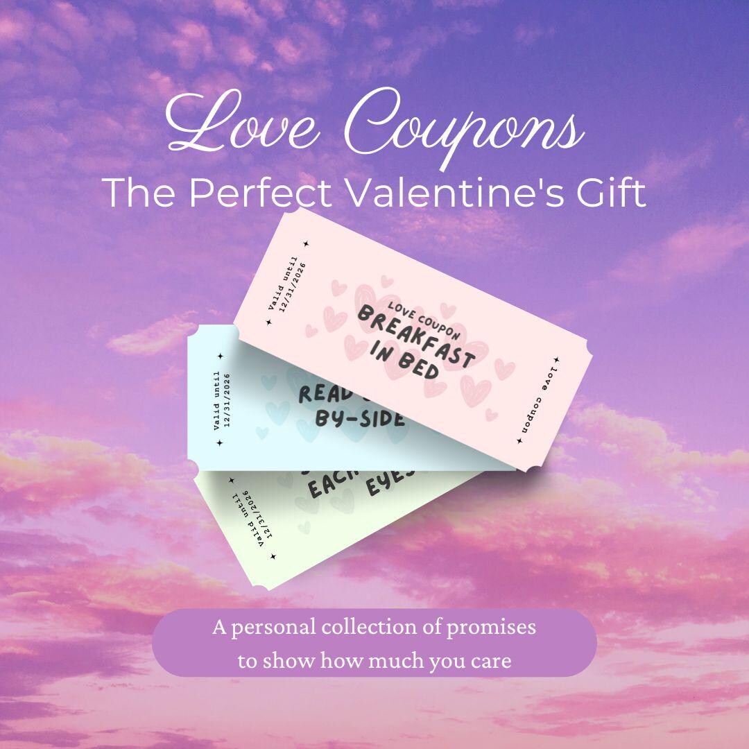 Valentine's Day Love Coupons, 52 Romantic Date Night Ideas (PDF) - Etsy