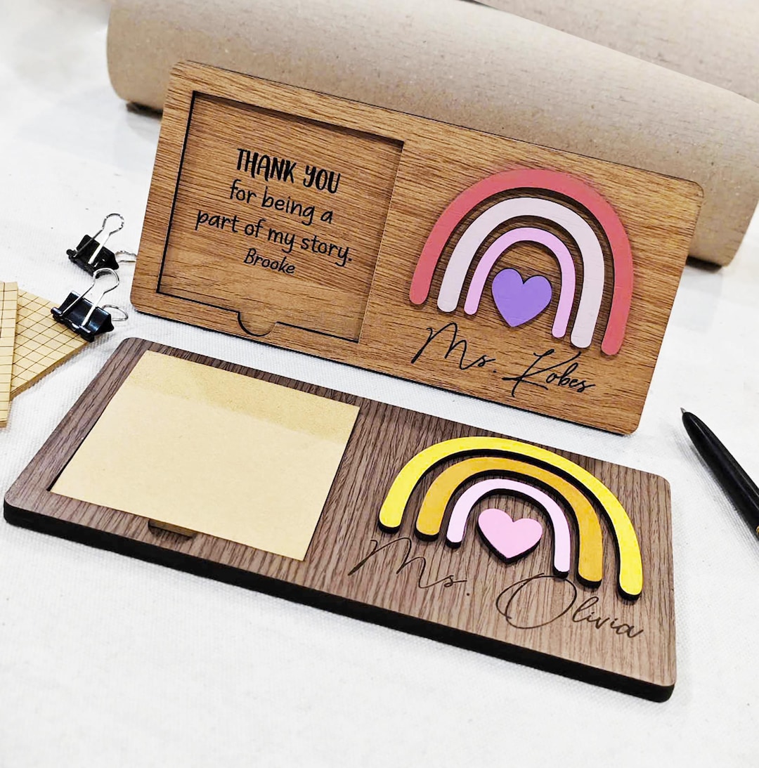 Back to School Desk Decor, Aesthetic Sticky Note Holders for Students ...