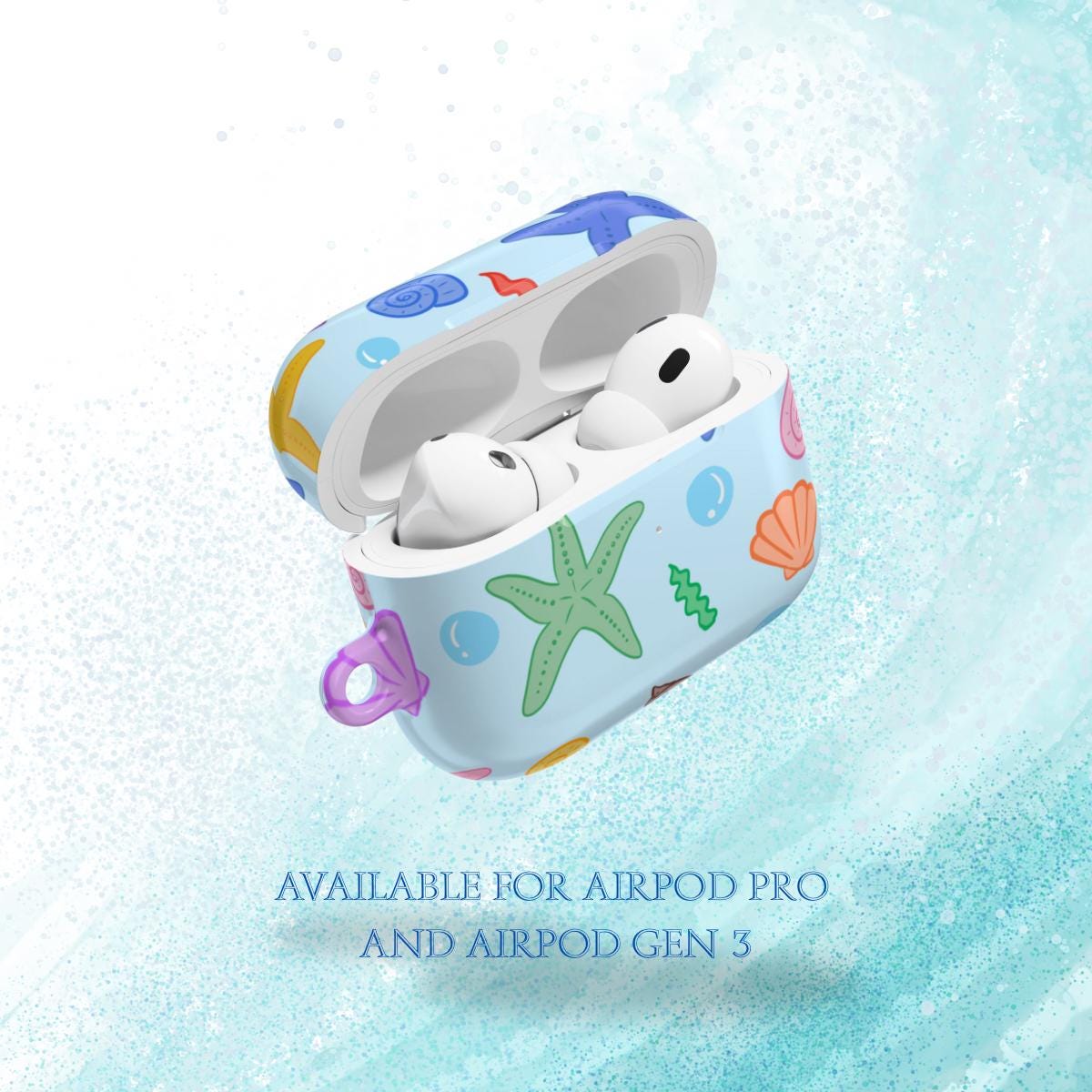 Ocean Seashell Airpods Case, Cute Starfish Airpods Pro and Gen 3 Case ...