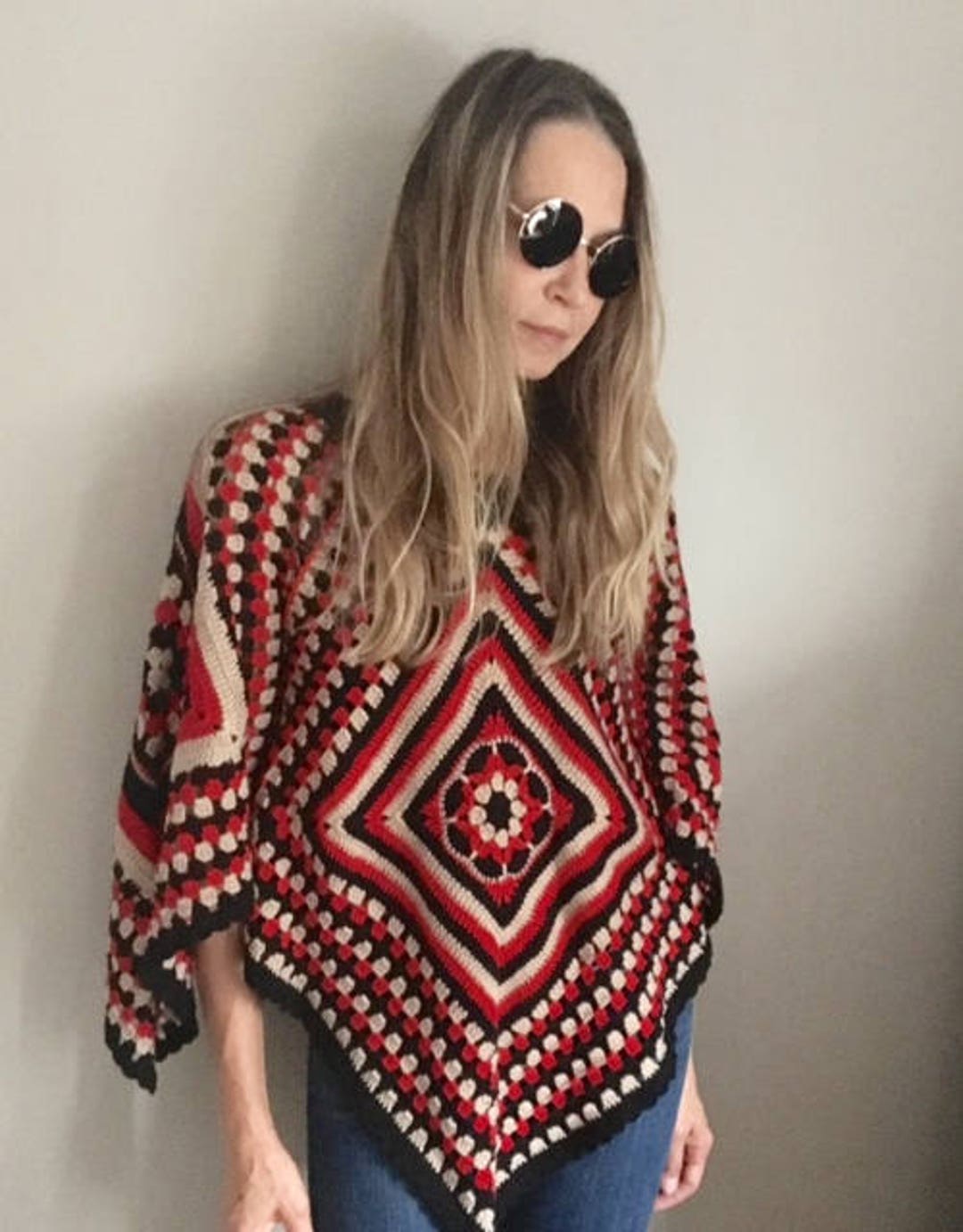 Vintage Inspired 1970 Crochet Hanky Top, Boho Style Crochet Top ...