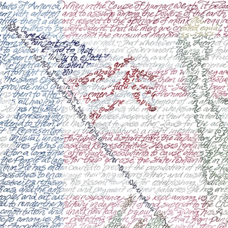 We Hold These Truths (declaration of Independence) - Etsy