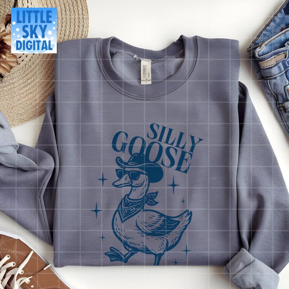 Silly Goose on the Loose PNG - Fun and Quirky Digital Art, Cowboy Goose ...