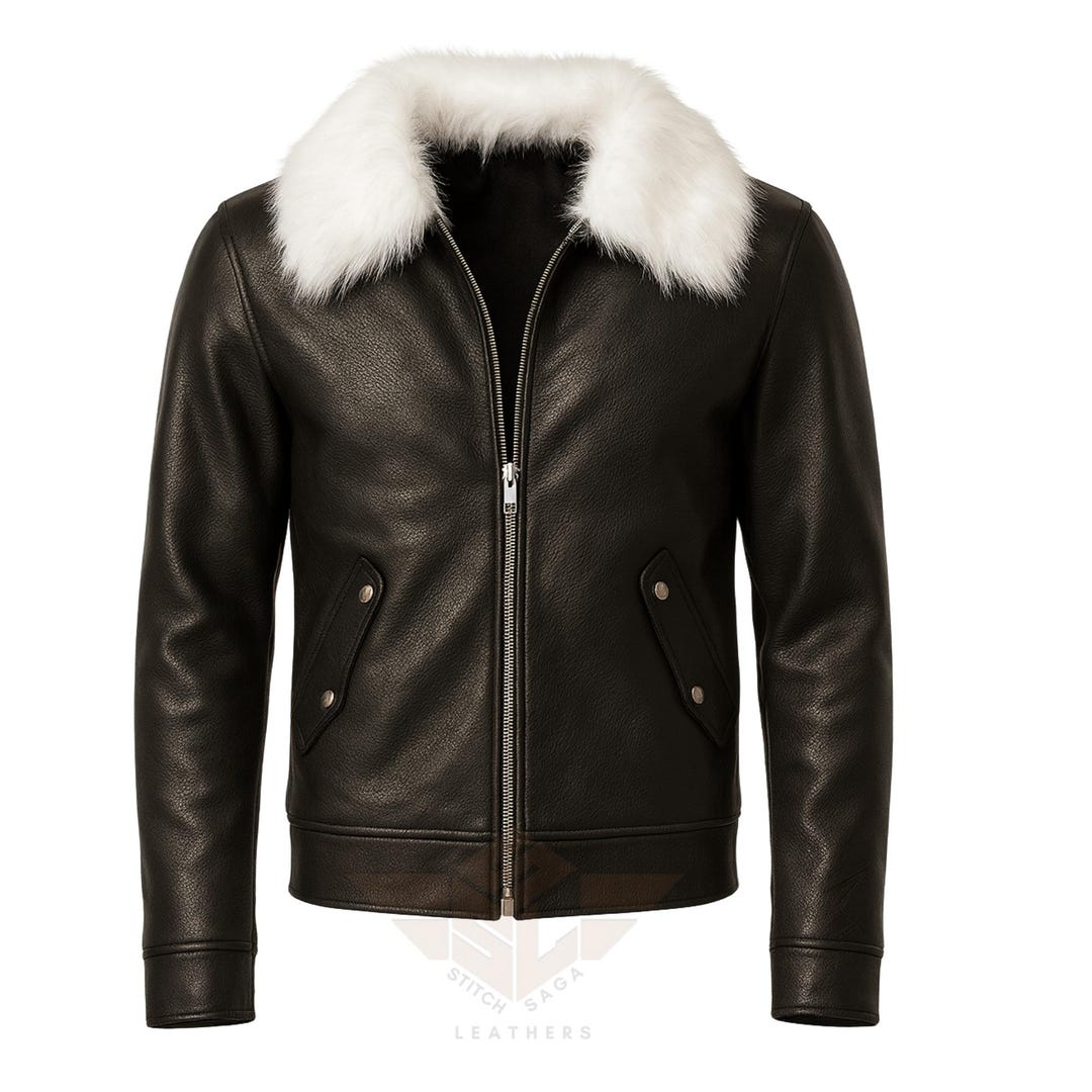 Squall Leonhart Inspired Leather Jacket – FF8 Cosplay Coat With Faux ...