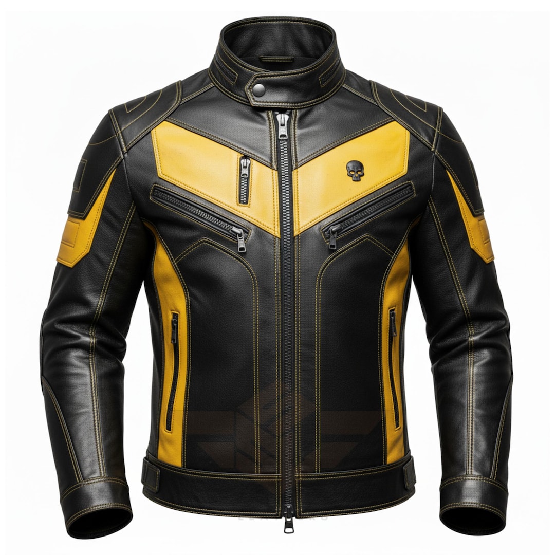 Helldivers 2 Inspired Real Leather Cosplay Jacket, TR-40 Gold Eagle ...