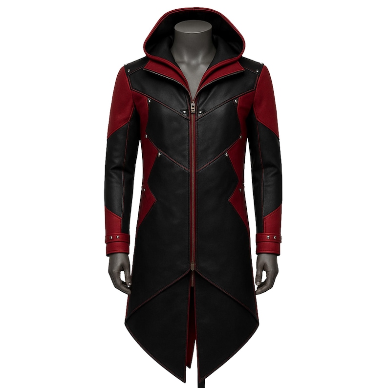 Handmade Dr. Eggman Inspired Leather Cosplay Coat – Steampunk Gothic ...